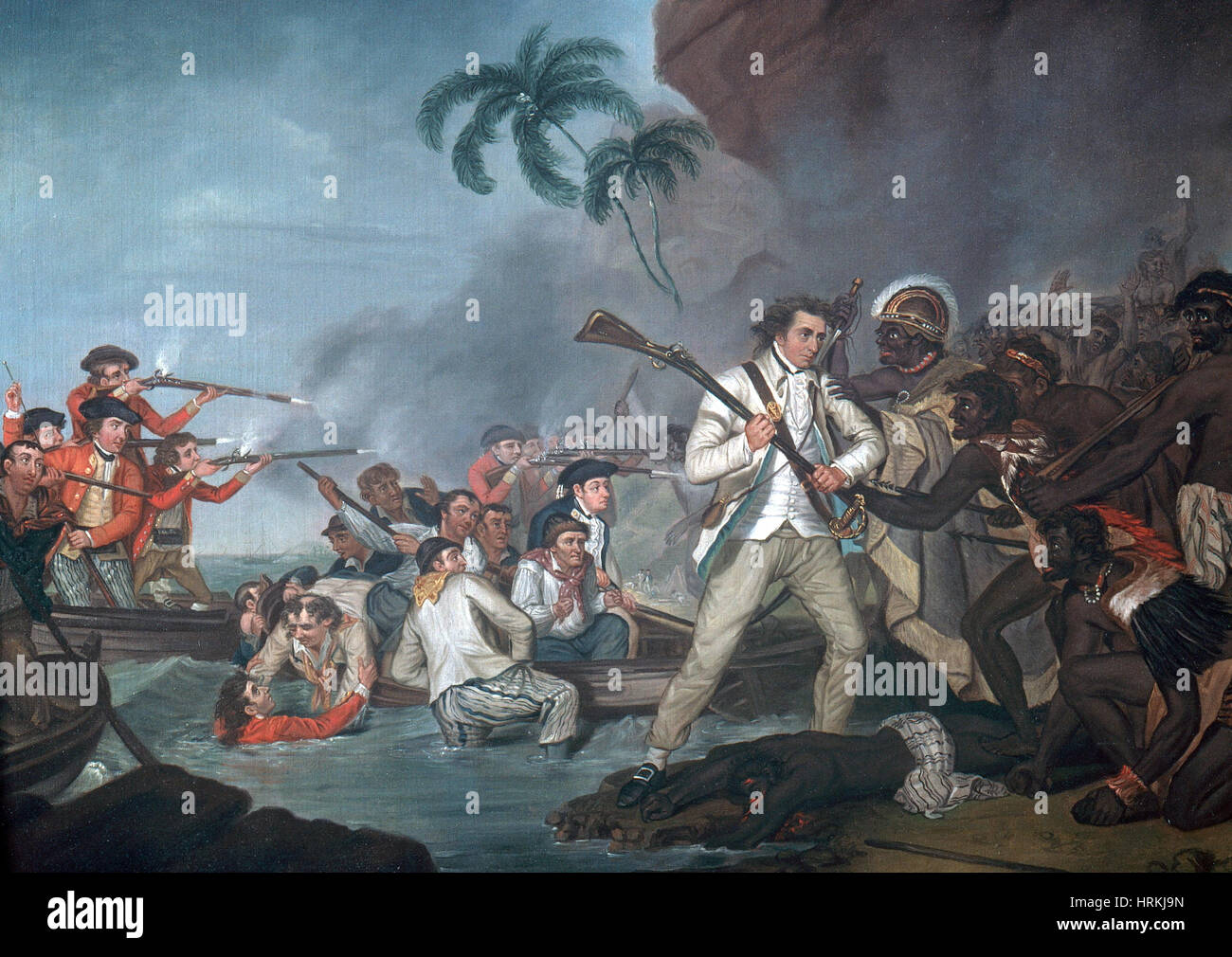 Death of Captain James Cook, 1779 Stock Photo, Royalty Free Image ... Death of Captain James Cook, 1779 Stock Photo, Royalty Free Image ...