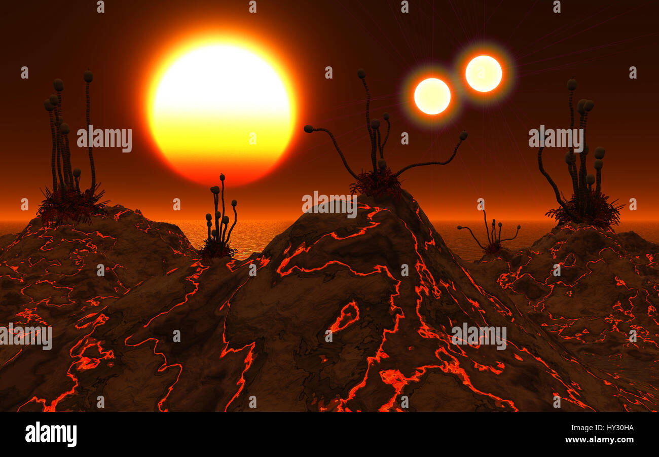 Exoplanet Proxima Centauri B,Orbiting The Red Dwarf Star Proxima Stock ... Exoplanet Proxima Centauri B,Orbiting The Red Dwarf Star Proxima Stock ...