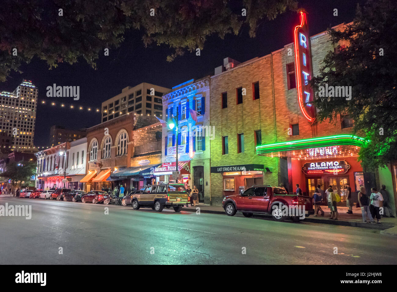6th street, Alamo Drafthouse Cinema, Austin, Texas, Usa Stock Photo ... 6th street, Alamo Drafthouse Cinema, Austin, Texas, Usa Stock Photo ...