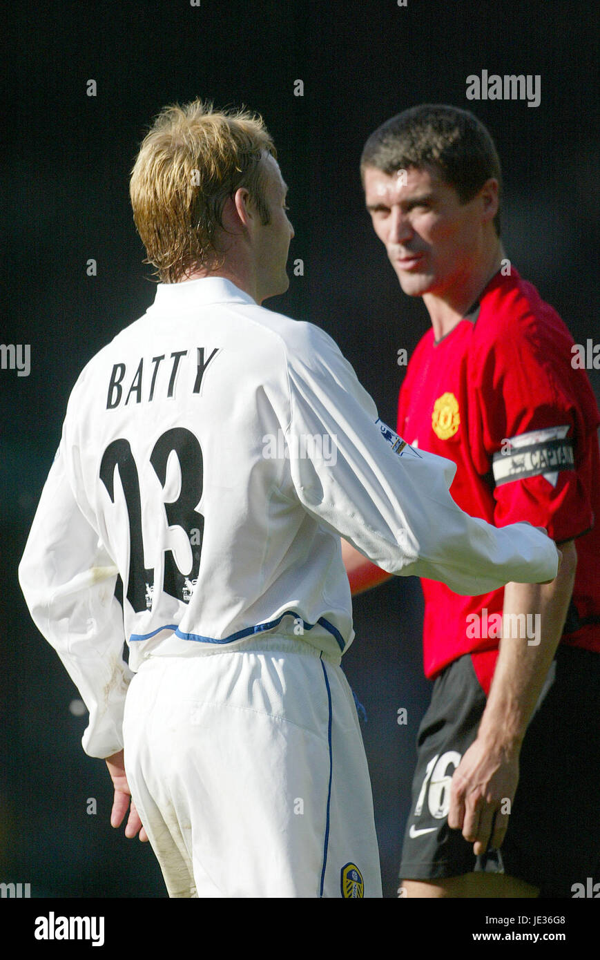 DAVID BATTY & ROY KEANE LEEDS UTD V MANCHESTER UTD ELLAND ROAD LEEDS ... DAVID BATTY & ROY KEANE LEEDS UTD V MANCHESTER UTD ELLAND ROAD LEEDS ...