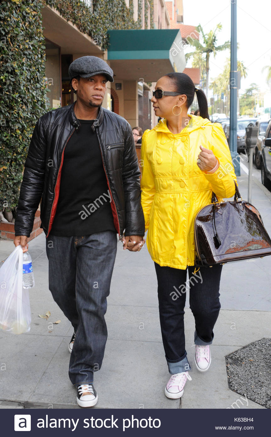 DL Hughley and wife La Donna. D. L. Hughley goes to the doctor to Stock Photo, Royalty Free ...