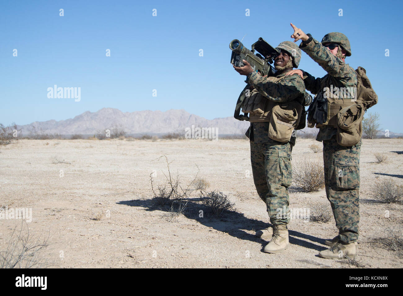 U S Marine Corps Lance Cpl Ryan Carroll Right And Pfc Turrance