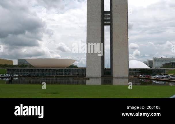 The Congresso Nacional (National Congress) in Brasilia is one of the ...