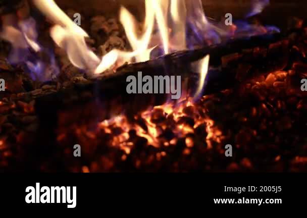 Fires flame fire flames glow glowing burning Stock Videos & Footage ...