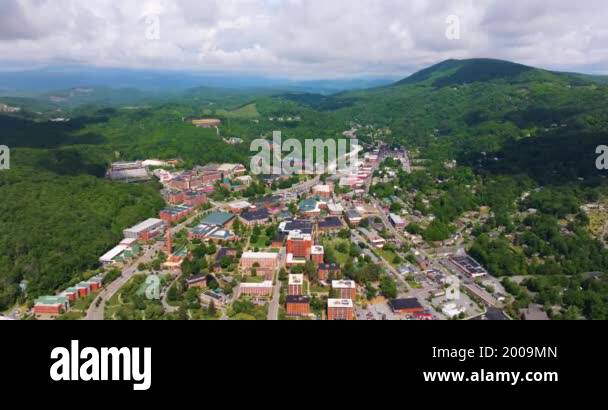 Boone, North Carolina. Historical American town in Appalachian Blue ...