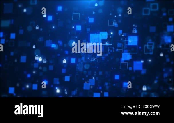 Digital Cybersecurity Protection Encrypted Data Visualization ...