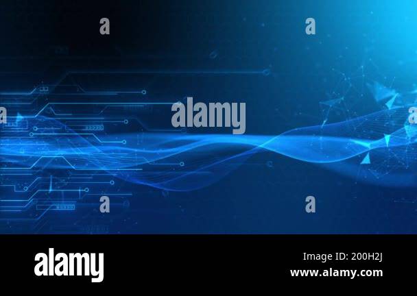 Digital cyberspace matrix Virtual reality cyberspace. particle flow 3D ...