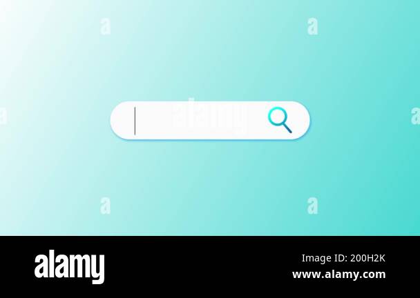 Search button Browser bar element design animation background. online ...