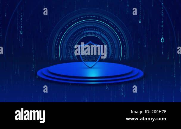 Privacy cyber space Cybersecurity Big Data Protection Concept Video ...
