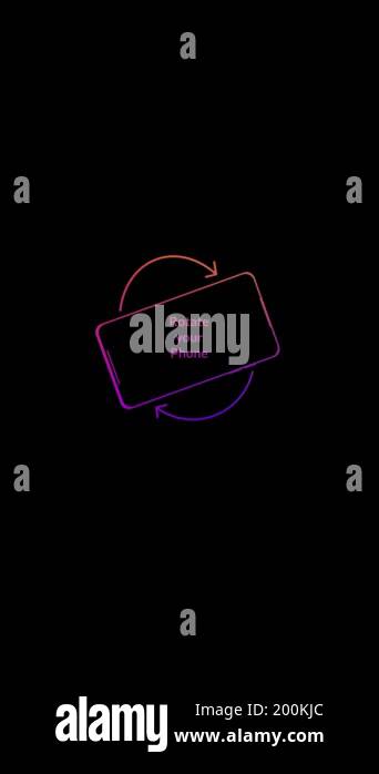 Rotate Your Phone to Landscape orientation. Rotate Your Device from ...