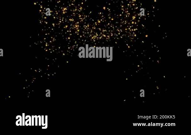 Confetti party explosion effect Glitter double of festive particles background. Party Cracker ...
