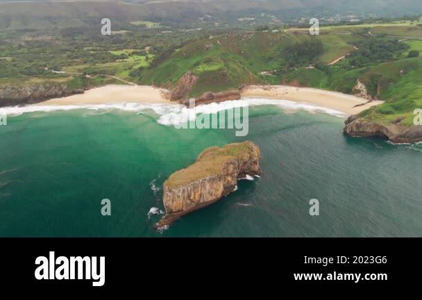 Beautiful Playa de Andrin and Playa de Balota beaches in Asturias ...