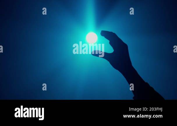 Hand gestures and signs. Hand silhouette, person showing gesture ...