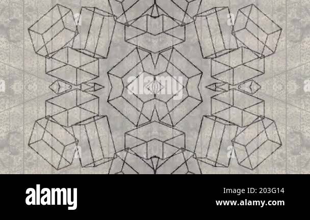 Loop animation of moving rectangles that change from one shape to ...