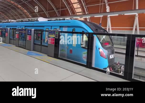 Light Rail Transit or LRT or rail transport system in Indonesia, modern ...