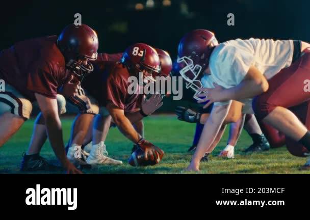 American Football Championship Start Teams. Professional Players ...