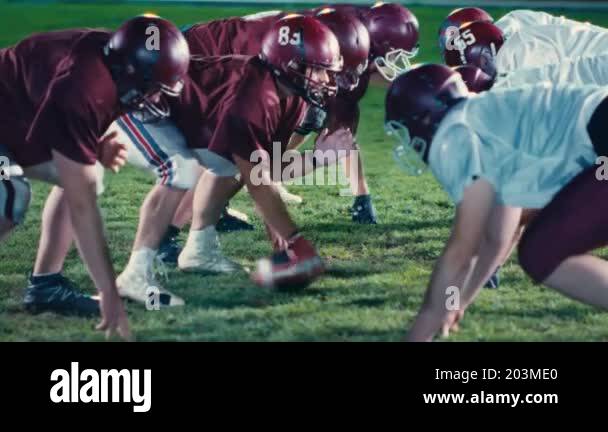 American Football Championship Start Teams. Professional Players ...