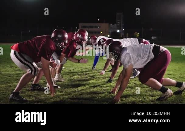 American Football Championship Start Teams. Professional Players ...