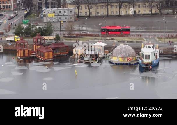 Oslo, Norway - January 19, 2024 - public saunas in central Oslo Stock ...
