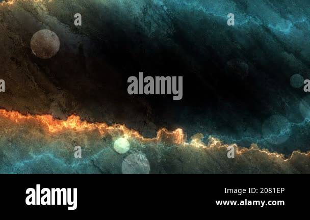 abstract painting of many moons on grunge background Stock Video ...