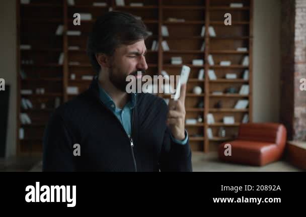 Dissatisfied middle aged Caucasian mature business man male businessman ...