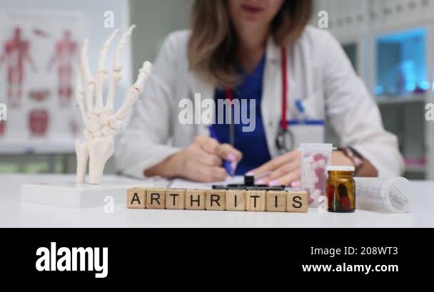 A medical professional conducts extensive studies on arthritis ...
