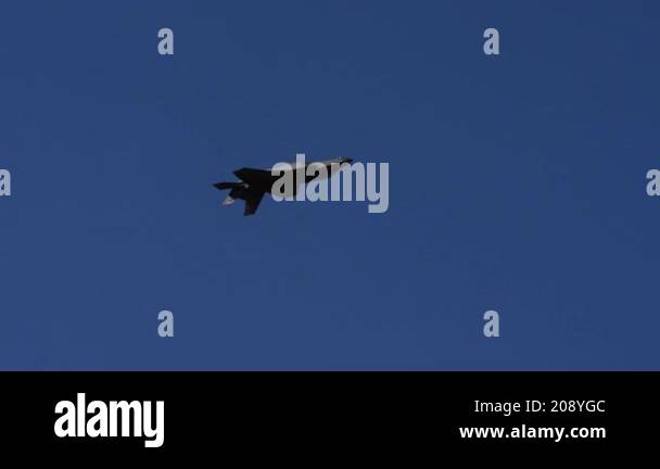 Athens Greece September 3 2023: F-35 fighter jet flies inverted ...
