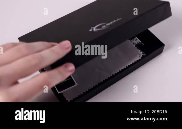 Poznan, Poland - November 25, 2024:Unboxing G.SKILL Trident Z Royal memory packaging, revealing ...