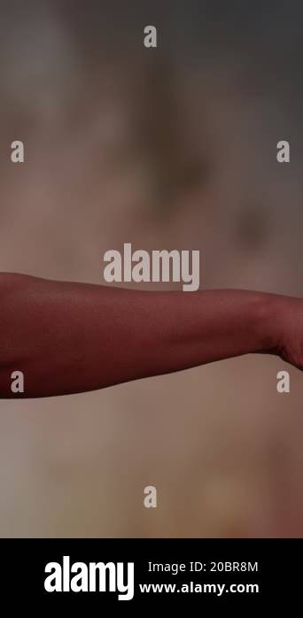 A closeup of an elegant arm gesture elegantly showcasing both grace and ...