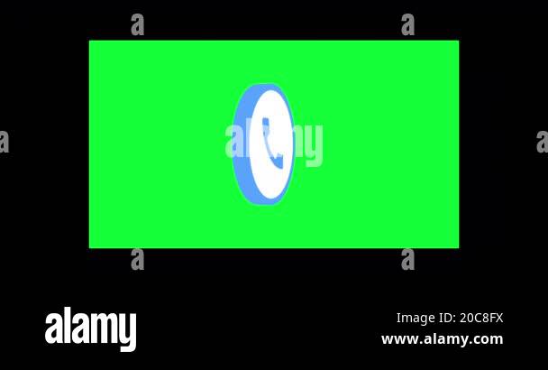 Phone 3D icon. Phone Icon. Phone Dial Icon. Icon Coin Rotation. With ...