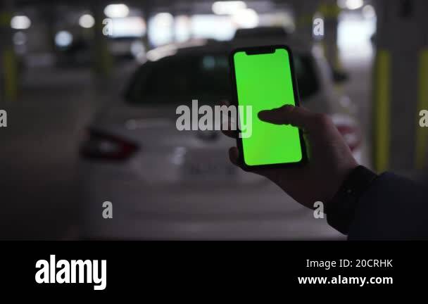 Los Angeles, California 15 03 2019 EDITORIAL: Male hand with mobile ...