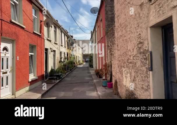 Buildings in the city of Cork, Ireland. Beautiful street views and ...