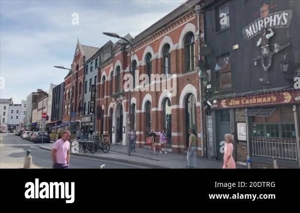 Buildings in the city of Cork, Ireland. Beautiful street views and ...