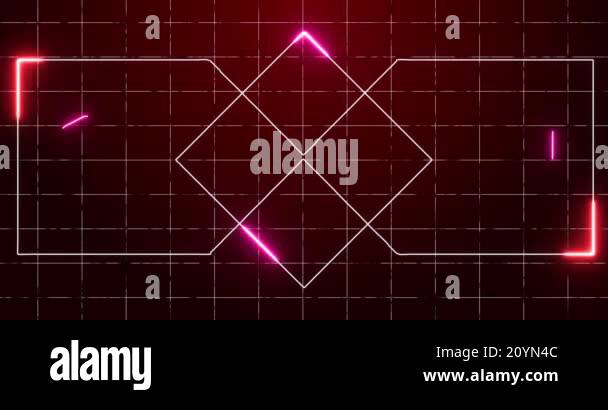 4K abstract digital data technology animated futuristic background ...