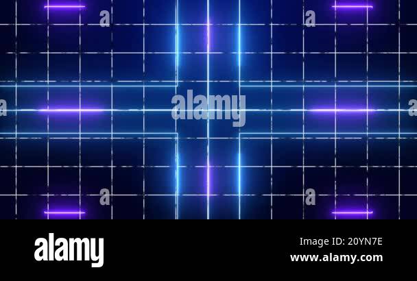 4K abstract digital data technology animated lines futuristic ...