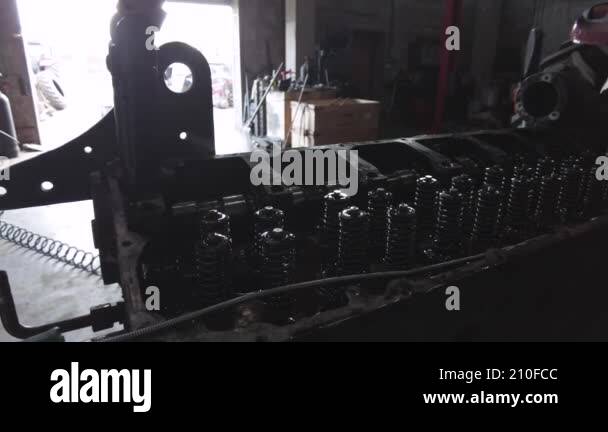 Diesel Engine Overhaul and Rebuild. Repair of the tractor engine Stock ...