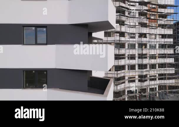 A striking view highlights the modern architectural design of a new ...