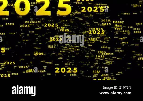 Happy New Year 2025 celebration animation, Happy New Year festive ... Happy New Year 2025 celebration animation, Happy New Year festive ...