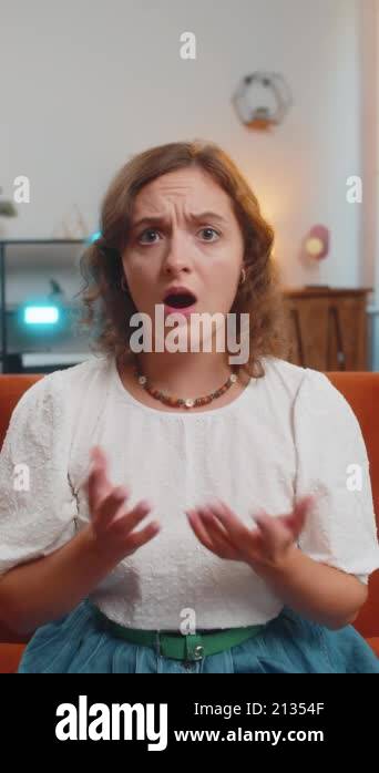 Young woman feeling hopelessness and loneliness, nervous breakdown ...