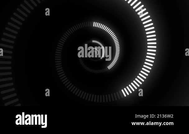 Concept of space of time in the universe, spiral clock with galaxy star ...