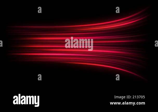 Hot air flow from conditioner effect. air light effect with red rays ...