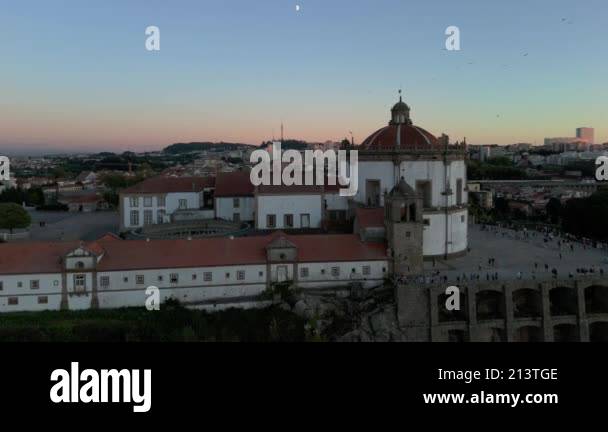 Church do Mosteiro de Santo Agostinho da Serra do Pilar at Sunset and ...