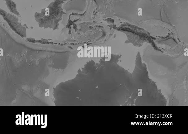 Timor Sea region on the background of a grayscale elevation map of the ...