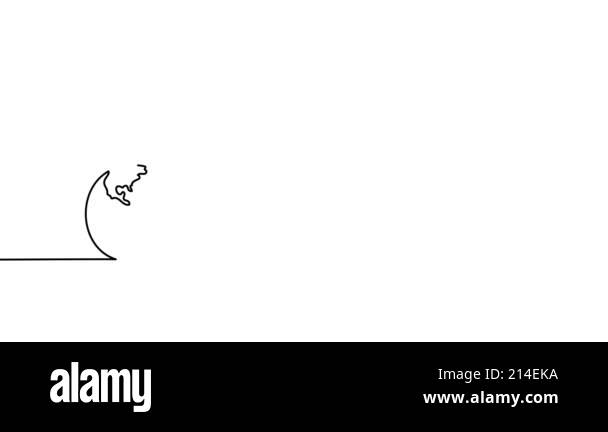 World water day animated illustration with aqua drop and planet. One ...