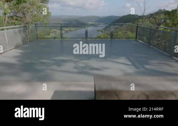 Drone aerial footage pushing into the Hawkesbury River and Koveda ...