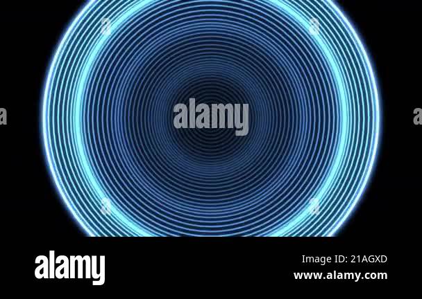 3D HUD Arc Offset A Blinking Red X60 Degrees VJ Loop Animation 02 Stock ...