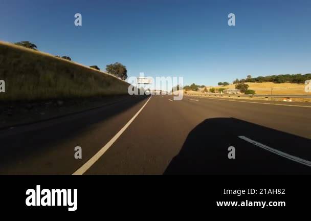 Sacramento Freeway 50 West Shingle Spring to Rancho Cordova 01 Rear ...