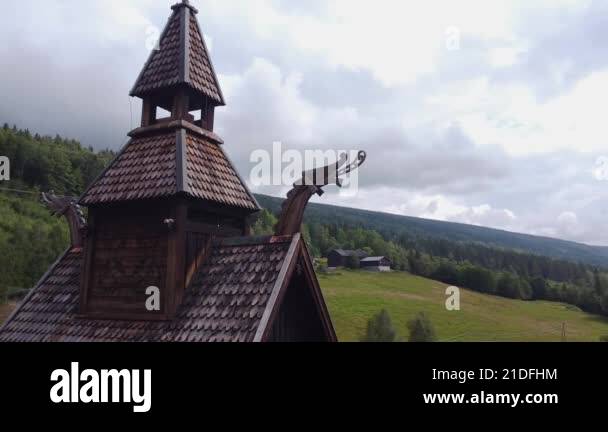 Explore the unique architecture of Norway Udval Stave Church in Norway ...
