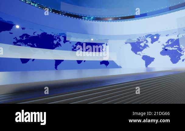 World Map background. news Studio Background for news report and ...