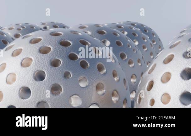 A 3d Rendering Of Mesoporous Ceramic Silica Nanoparticles Are A